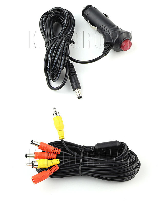 Rustproof DC24V Cigarette Lighter Plug Cable 7m Car Camera Accessories ...