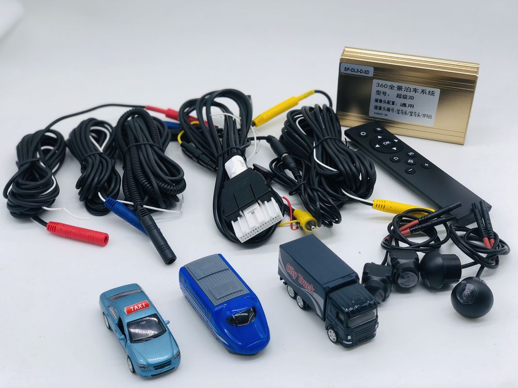 1080p DC10V 32G 3D IP68 360 Degree Bird View Camera For Car