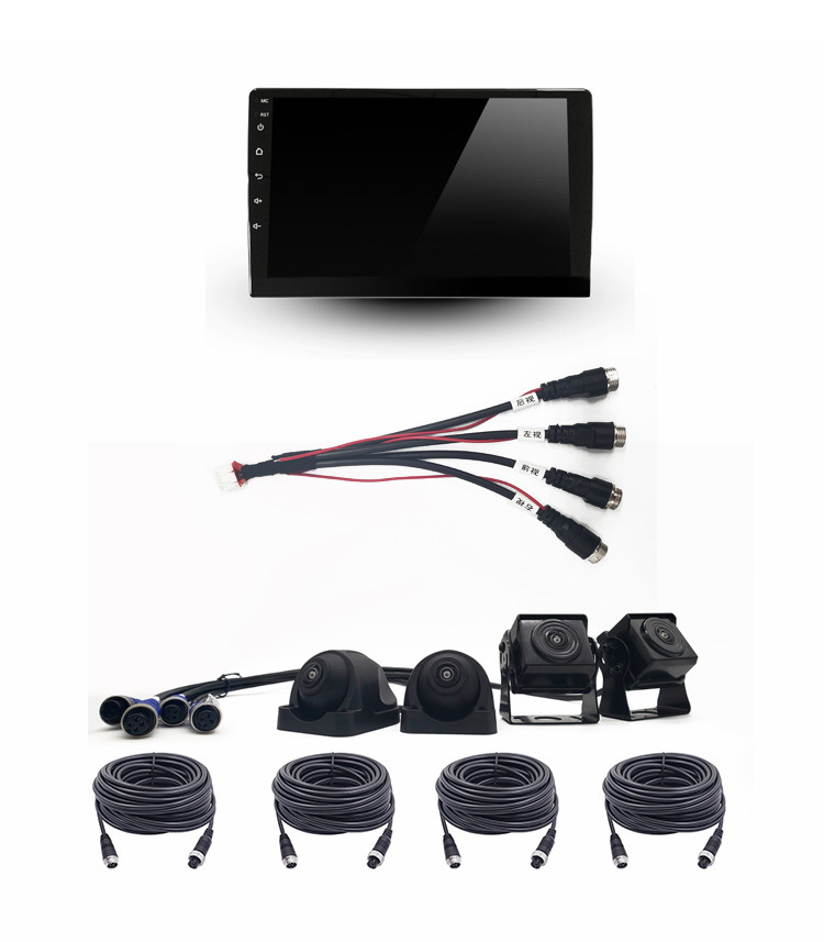 Wired RV Backup Car Multimedia Navigation System 10in Dual Split Screen ...