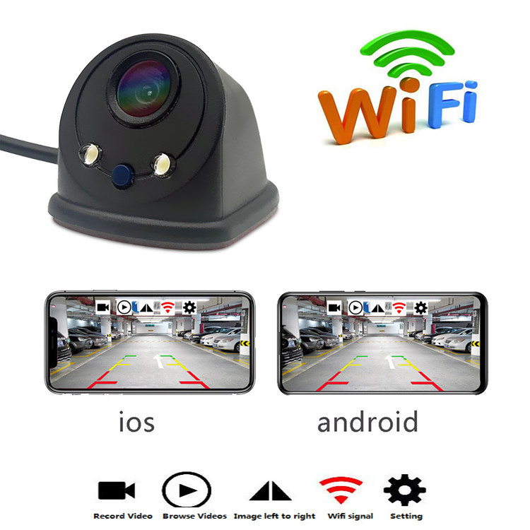 DC24V Vehicle Data Recorder Front View Wifi Reversing Camera Android ...
