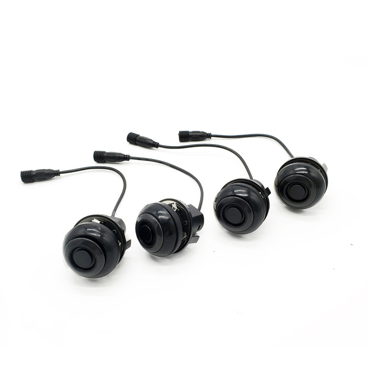 Weatherproof Car Reversing Radar Parking Aid System 4 Sensor Voice ...