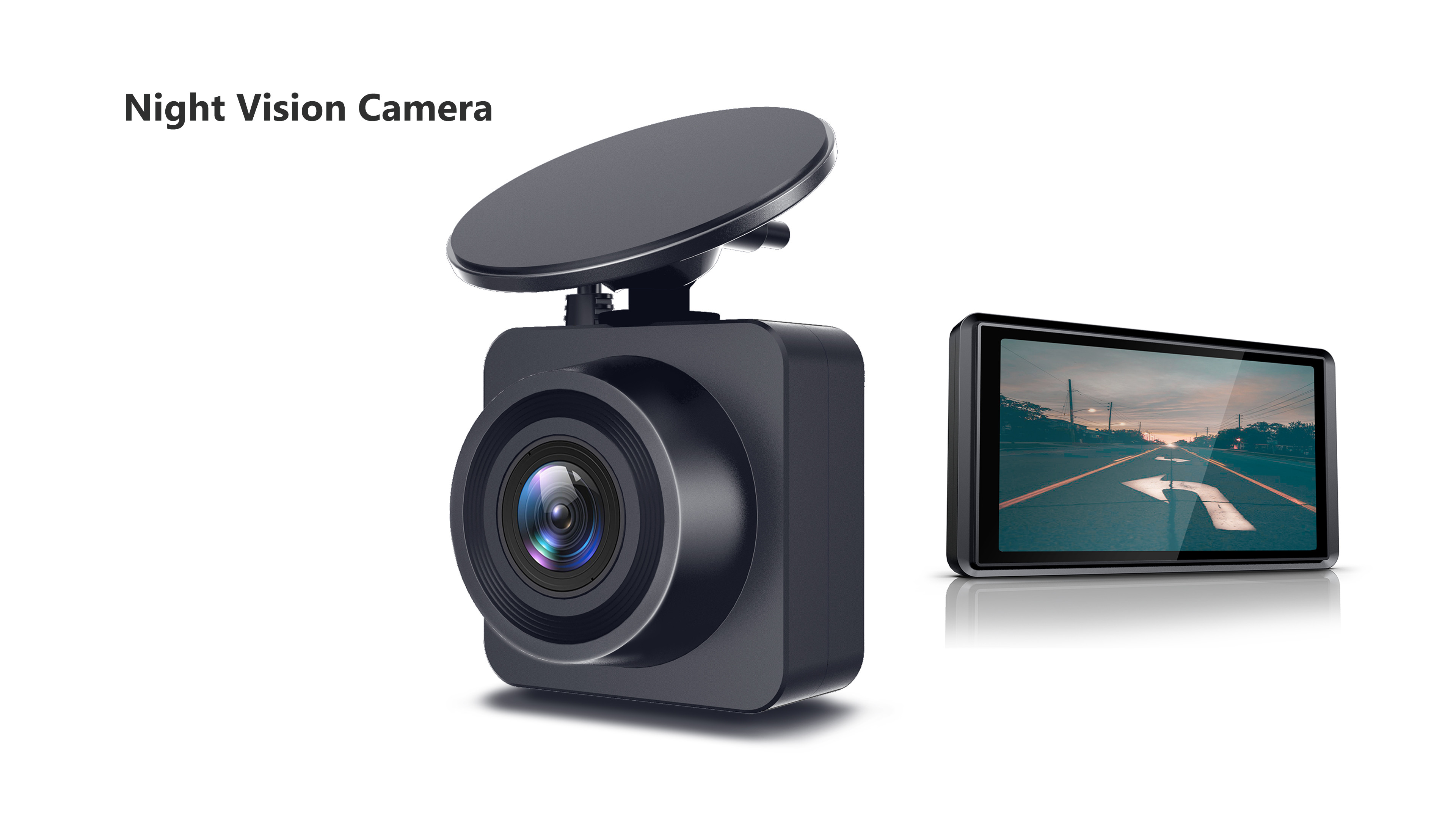 Car Night Vision 200M 160° 1080P Infrared Anti Fog Camera